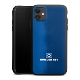 DeinDesign iPhone 11 Handy Premium Silikon H&uuml;lle Handyh&uuml;lle schwarz Case Hsv Logo Official Licensed Product Silikon Premium Case