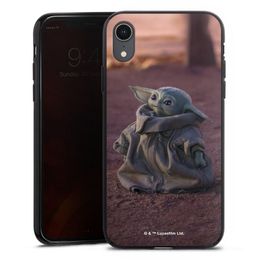 DeinDesign iPhone Xr Handy Silikon H&uuml;lle Case schwarz Handyh&uuml;lle The Child Star Wars Baby Yoda