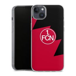 DeinDesign iPhone 14 Plus Handy Silikon H&uuml;lle Case transparent Handyh&uuml;lle 1. Fcn 1. Fc N&uuml;rnberg Merchandise Silikon Case