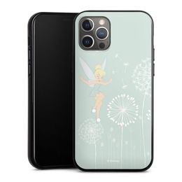 DeinDesign iPhone 12 Pro Handy Silikon H&uuml;lle Case schwarz Handyh&uuml;lle Disney Tinkerbells Dandelion