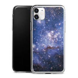 DeinDesign iPhone 11 Handy Slim Case Silikon Handyh&uuml;lle transparent H&uuml;lle extra d&uuml;nn Weltraum Weltall Galaxy Silikon Slim Case