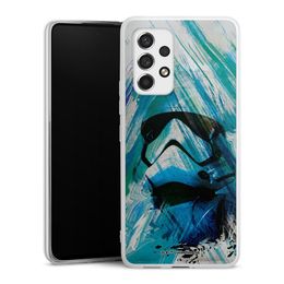 DeinDesign Galaxy A53 5G Handy Silikon H&uuml;lle Case transparent Handyh&uuml;lle Colourful Star Wars Stormtrooper Silikon Case