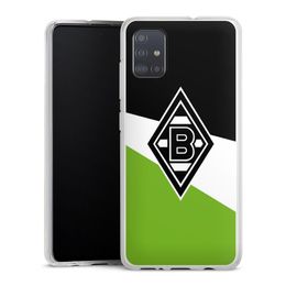 DeinDesign Galaxy A51 Handy Silikon H&uuml;lle Case transparent Handyh&uuml;lle Borussia M&ouml;nchengladbach Official Licensed Product Gladbach Silikon Case