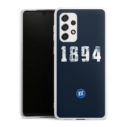 DeinDesign Galaxy A33 5G Handy Silikon H&uuml;lle Case transparent Handyh&uuml;lle Ksc Karlsruher Sc Bundesliga Silikon Case