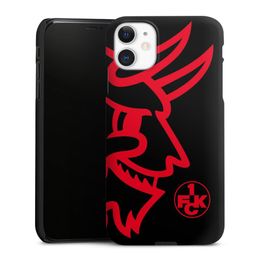 DeinDesign iPhone 11 Handy Premium Case Smartphone Handyh&uuml;lle Schutzh&uuml;lle matt 1. Fc Kaiserslautern Logo Official Licensed Product Premium Case