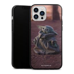 DeinDesign iPhone 13 Pro Max Handy Silikon H&uuml;lle Case schwarz Handyh&uuml;lle The Child Star Wars Baby Yoda