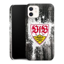 DeinDesign iPhone 12 Handy Premium Case Smartphone Handyh&uuml;lle Schutzh&uuml;lle matt Official Licensed Product Bundesliga Vfb Stuttgart Premium Case