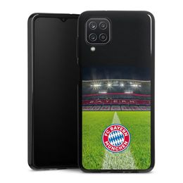 DeinDesign Galaxy A12 Handy Silikon H&uuml;lle Case schwarz Handyh&uuml;lle Stadium Fcb Fc Bayern M&uuml;nchen