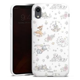 DeinDesign iPhone Xr Handy Silikon H&uuml;lle Case wei&szlig; Handyh&uuml;lle Disney Dumbo Bambi Silikon Case