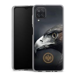 DeinDesign Galaxy A12 Handy Silikon H&uuml;lle Case transparent Handyh&uuml;lle Official Licensed Product Eintracht Frankfurt Eagle Silikon Case