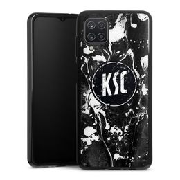 DeinDesign Galaxy A12 Handy Silikon H&uuml;lle Case schwarz Handyh&uuml;lle Karlsruher Sc Ksc Official Licensed Product