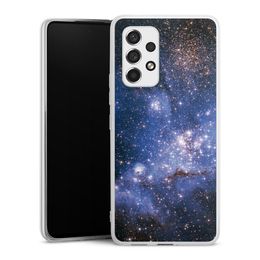 DeinDesign Galaxy A53 5G Handy Silikon H&uuml;lle Case transparent Handyh&uuml;lle Weltall Galaxy Weltraum Silikon Case
