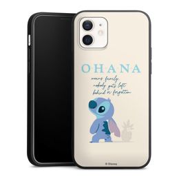 DeinDesign iPhone 12 Handy Premium Silikon H&uuml;lle Handyh&uuml;lle schwarz Case Lilo & Stitch Disney Official Licensed Product Silikon Premium Case