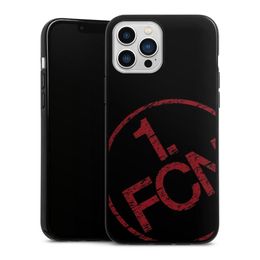 DeinDesign iPhone 13 Pro Max Handy Silikon H&uuml;lle Case schwarz Handyh&uuml;lle Texture Merchandise 1. Fcn
