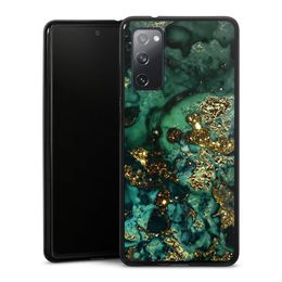 DeinDesign Galaxy S20 FE 5G Handy Silikon H&uuml;lle Case schwarz Handyh&uuml;lle Muster Glitzer Marble