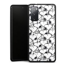 DeinDesign Galaxy S20 FE Handy Silikon H&uuml;lle Case schwarz Handyh&uuml;lle Muster Snoopy Peanuts