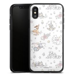 DeinDesign iPhone X Handy Silikon H&uuml;lle Case schwarz Handyh&uuml;lle Disney Dumbo Bambi