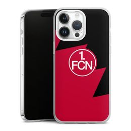 DeinDesign iPhone 14 Pro Max Handy Silikon H&uuml;lle Case transparent Handyh&uuml;lle 1. Fcn 1. Fc N&uuml;rnberg Merchandise Silikon Case