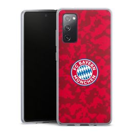 DeinDesign Galaxy S20 FE Handy Silikon H&uuml;lle Case transparent Handyh&uuml;lle Camouflage Fc Bayern M&uuml;nchen Fcb Silikon Case