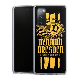DeinDesign Galaxy S20 FE 5G Handy Silikon H&uuml;lle Case transparent Handyh&uuml;lle Sgd Statement Sg Dynamo Dresden Silikon Case