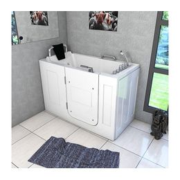 AcquaVapore Whirlpool-Badewanne Senioren Sitzwanne Whirlpool Badewanne S07WP-TH-A