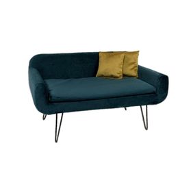 Rohrschneider Tiersofa Tender petrol/senf