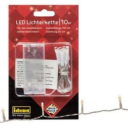 Idena 10er LED Lichterkette transparent 110,0 cm