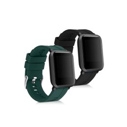 kwmobile Uhrenarmband 2x Sportarmband für Huami Amazfit Bip / Bip Lite