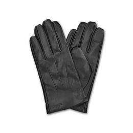 Navaris Lederhandschuhe Touchscreen Handschuhe aus Echtleder für Herren aus Nappa