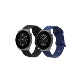kwmobile Uhrenarmband 2x Sportarmband für Huawei Watch GT3 Pro (46mm)
