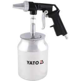 Yato - Sandstrahlpistole 1 Liter Sand-Strahler Handgerät Sand Strahl Pistole