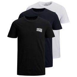 Jack & Jones JJECORP LOGO TEE O-NECK 3PK Herren T-Shirt