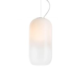 Artemide Gople Mini Hängelampe, weiß/weiß