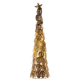 Sirius LED-Dekobaum Kirstine, gold, Höhe 63,5 cm