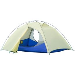 Outsunny Campingzelt mit Tragetasche weiß 230L x 140B x 110H cm