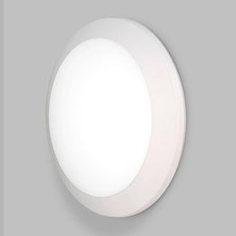 Fumagalli LED-Außenwandleuchte Umberta Ø 35cm weiß 11W CCT