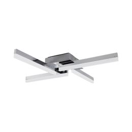 LINDBY Vierflammige LED-Deckenleuchte Patrik, IP44