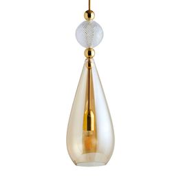 EBB & FLOW Smykke L gold crystal check ball gold