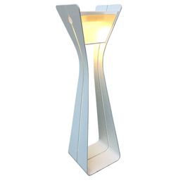 Les Jardins LED-Solarleuchte Osmoz aus Aluminium, 110 cm, weiß