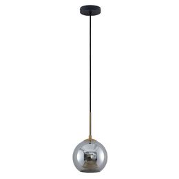 LINDBY Jurian Pendelleuchte 1-fl., bronze/smoke