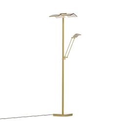 LUCANDE Hadlee LED-Stehleuchte, messing