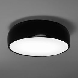 Flos Smithfield C Deckenlampe schwarz glänzend E27
