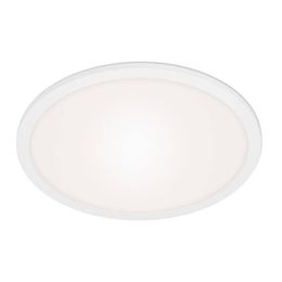 Briloner LED-Panel Piatto CCT Fernbedienung, rund, weiß