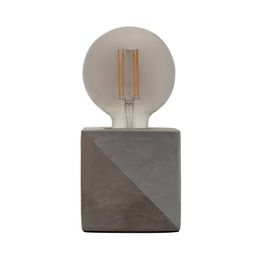 Pauleen Silver Jewel Tischleuchte mit Beton-Sockel