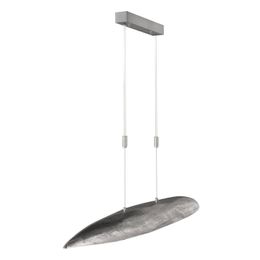 Fischer und Honsel FISCHER & HONSEL LED-Hängeleuchte Colmar, Länge 140 cm, nickel