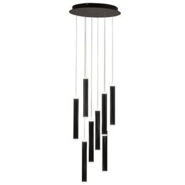 Fabas Luce LED-Hängeleuchte Prado, dimmbar, schwarz
