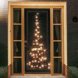 Tür-Weihnachtsbaum-Silhouette Fairybell 60 LEDs