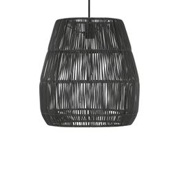 PR Home Saigon Hängelampe schwarz Ø38cm Kabel 2,5m