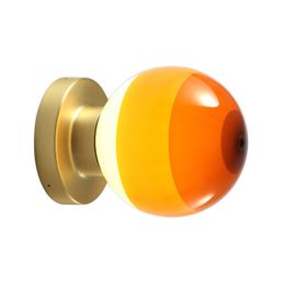 Marset Dipping Light A2 LED-Wandlampe, orange/gold