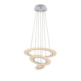 LINDBY Amisu LED-Hängeleuchte mit drei Ringen